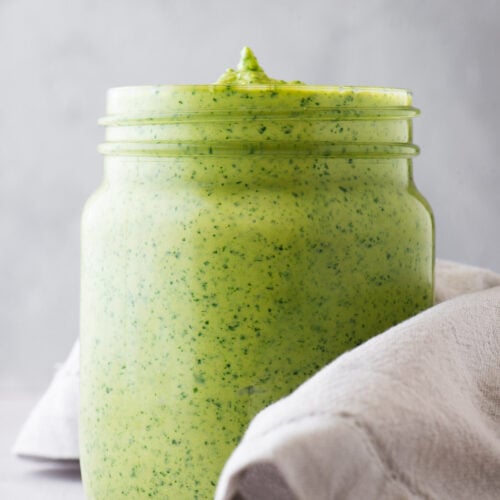 Zhoug Sauce (Spicy Cilantro Skhug) - Non-Guilty Pleasures