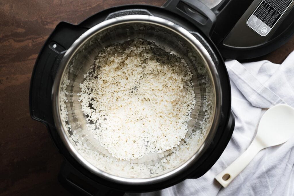 How to Make Instant Pot Short-Grain Rice (Perfect For Sushi) - Non ...