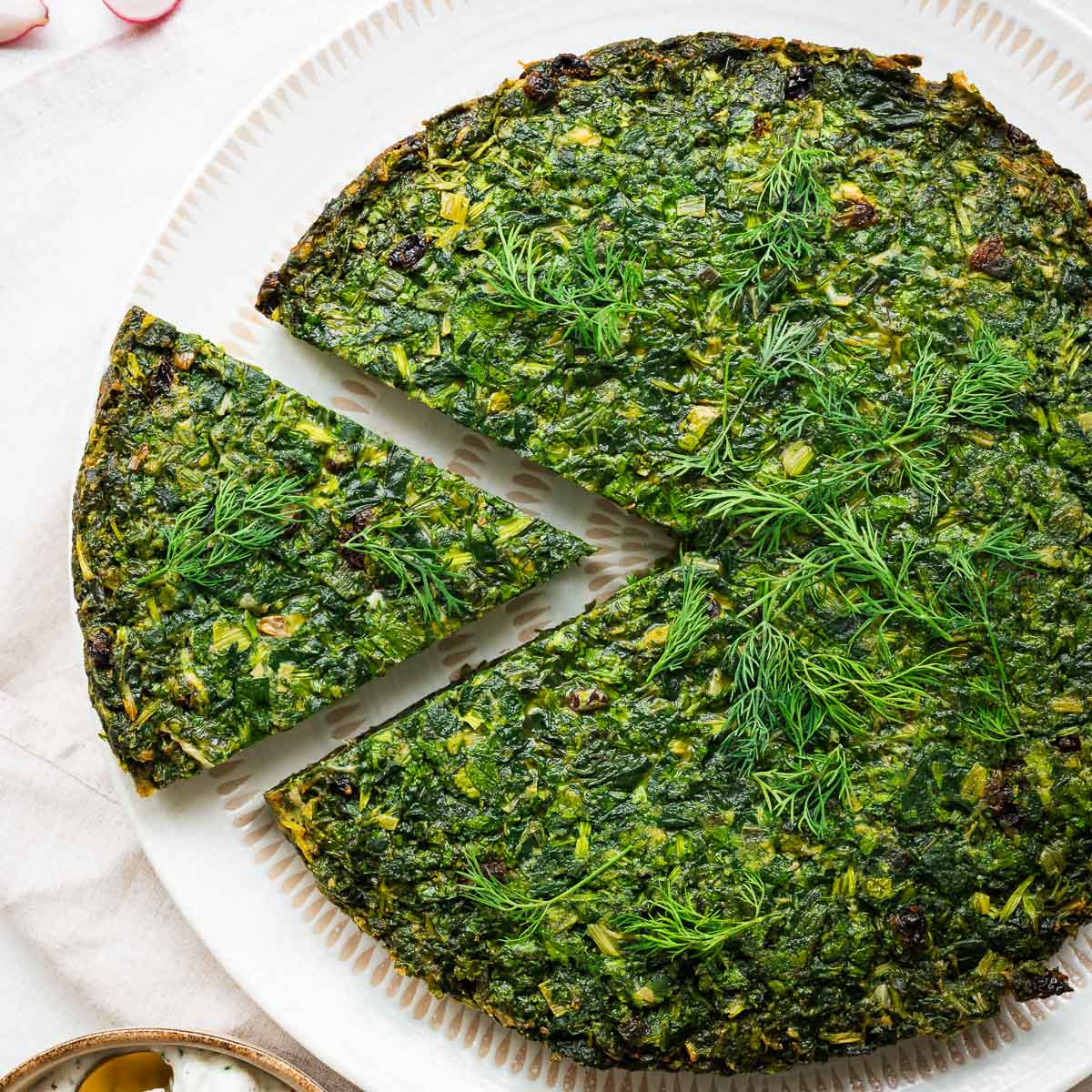 Kuku Sabzi (Persian Herb Frittata) - Non-Guilty Pleasures